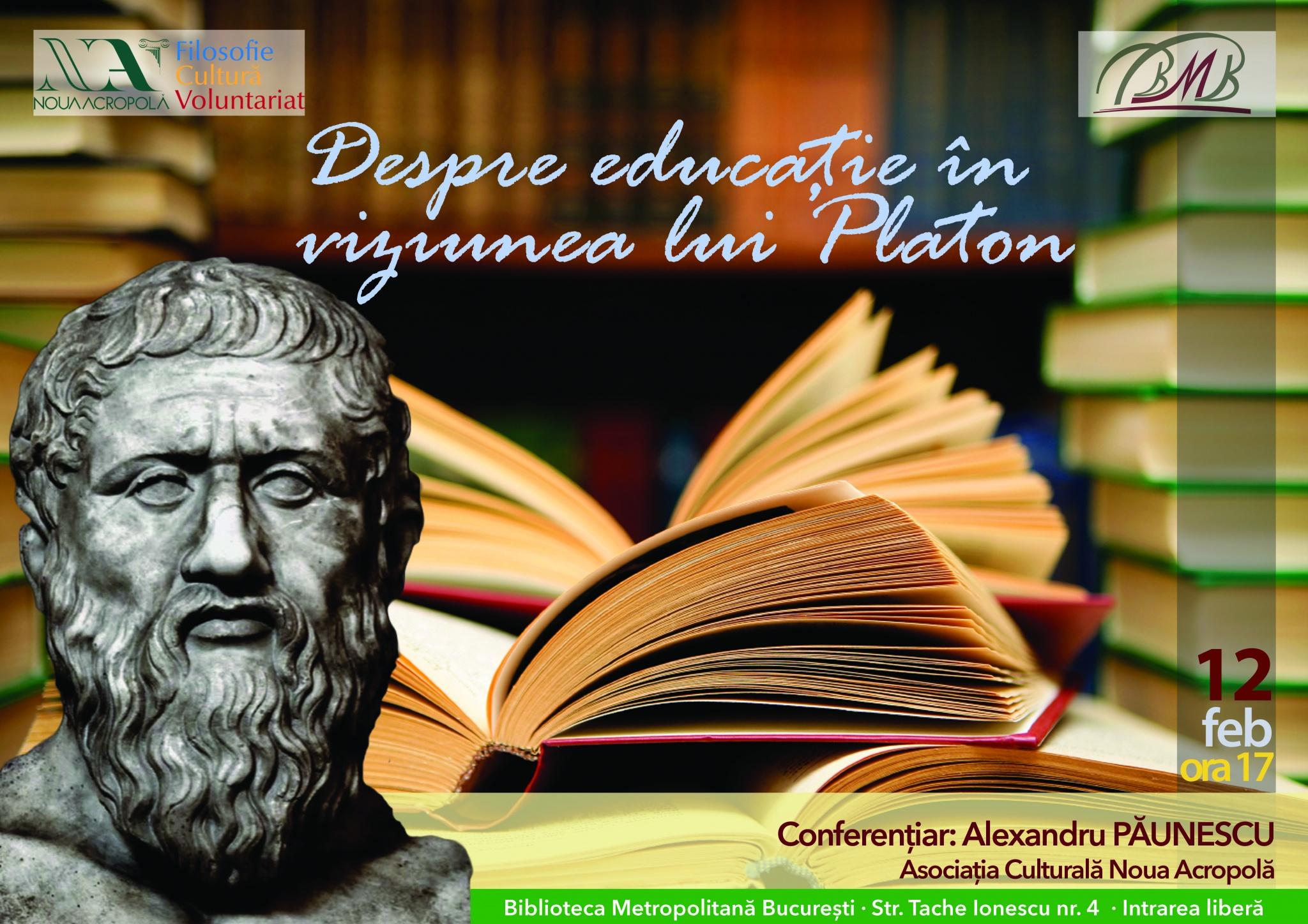 Noua Acropola - Despre educatie in viziunea lui Platon